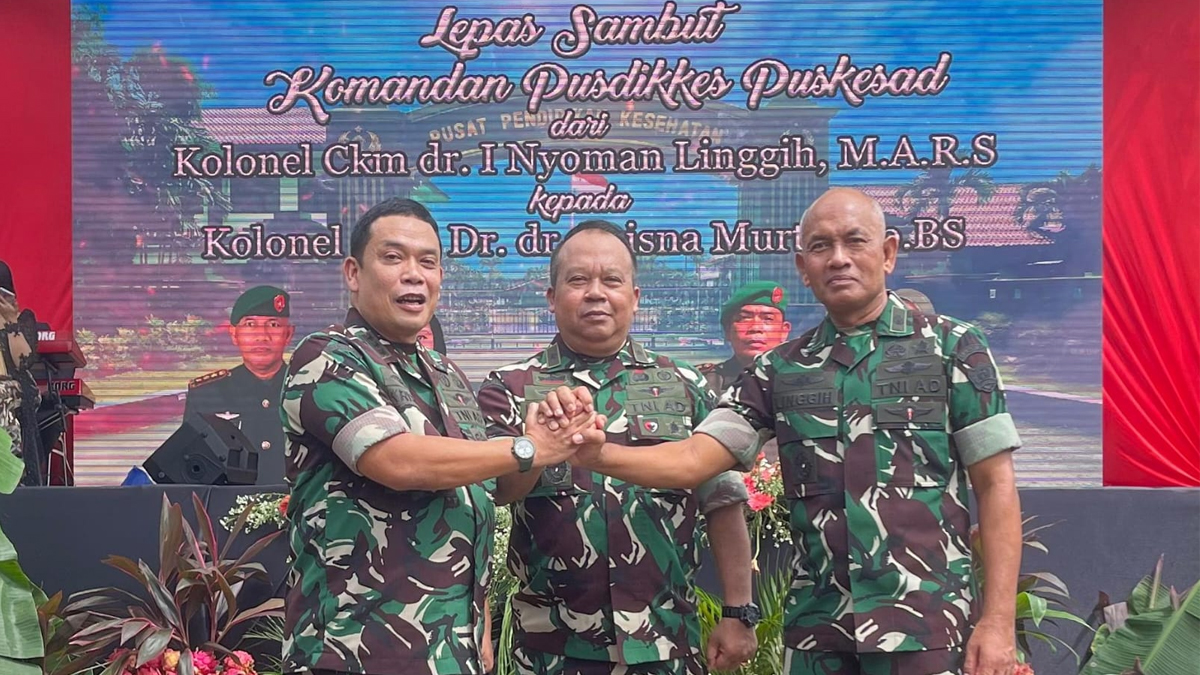 Kolonel Krisna Murti Jabat Danpusdikkes Puskesad Gantikan Kolonel I ...